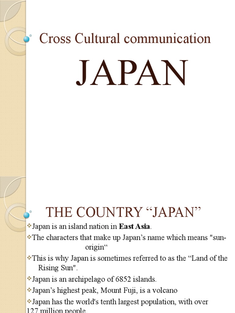 Cross Cultural Communication | PDF | Nonverbal Communication | Japan