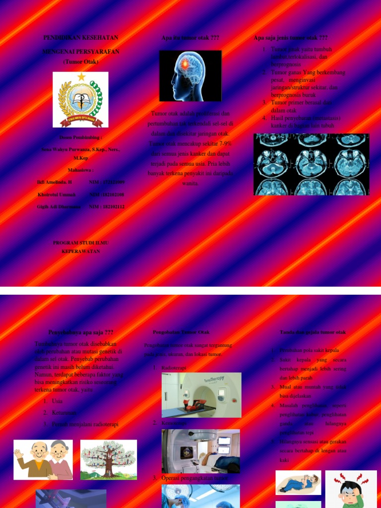 Leaflet Tumor Otak Fixxxx | PDF