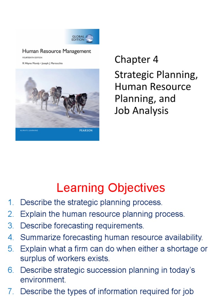 Ch04 Strategic Planning Human Resource Planning and Job Analysis | PDF | Employment | Human ...