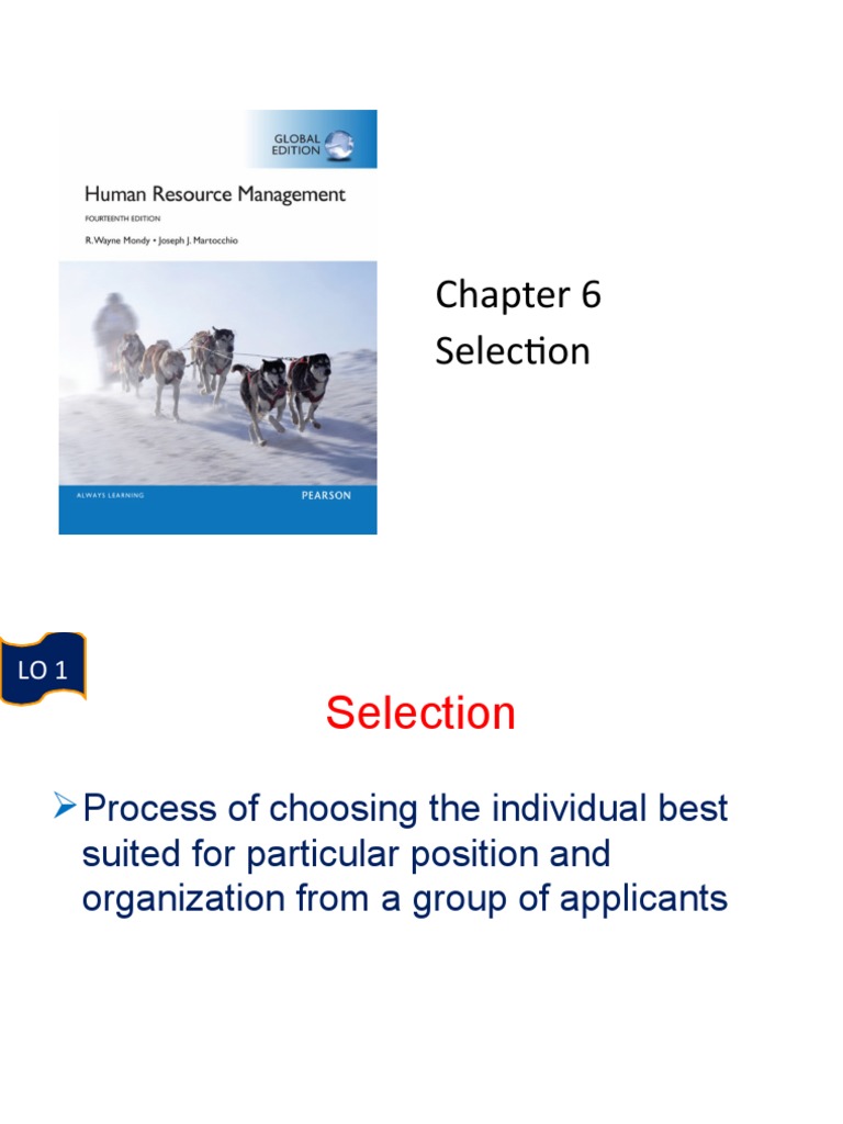 Ch06 Selection | PDF | Background Check | Interview