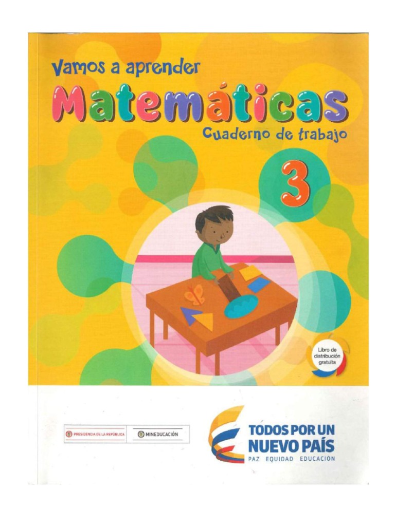 Matemáticas 3º Cuaderno De Trabajo Comprimido Pdf