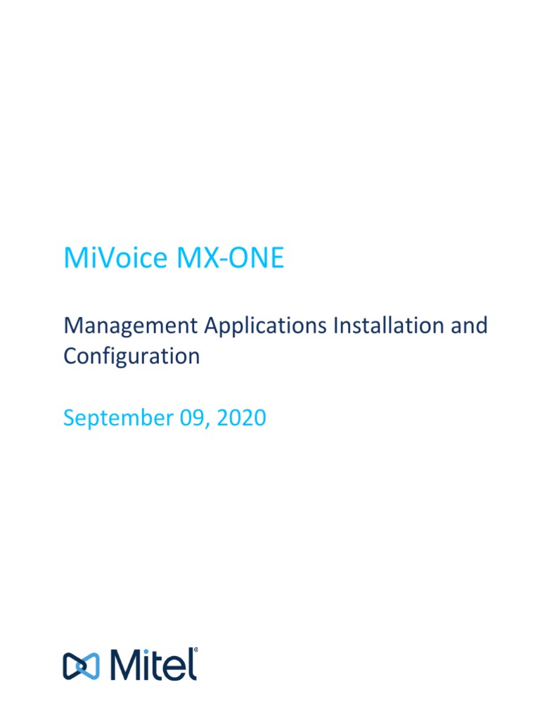 Mivoice Mx-One: Management Applications Installation and Configuration | PDF | Public Key ...