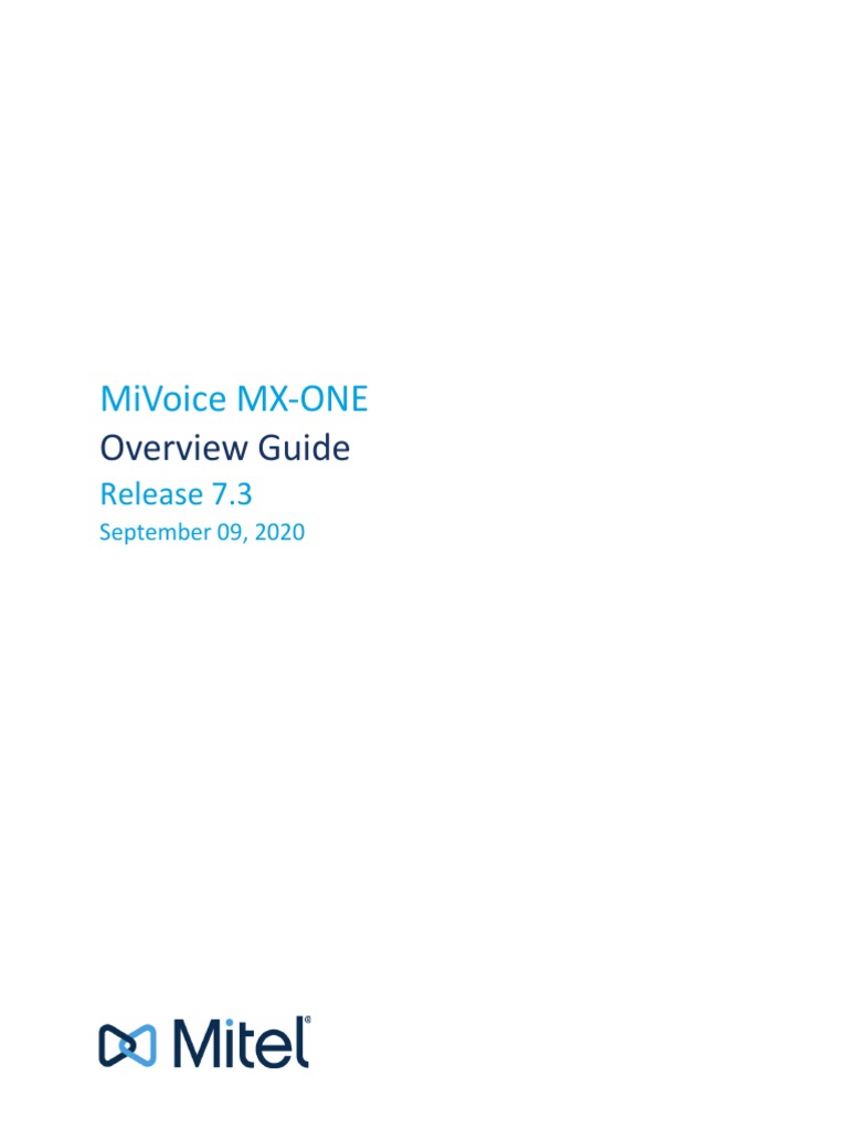 Mivoice Mx-One: Overview Guide | PDF | Session Initiation Protocol ...