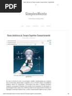 Bases Históricas Da TCC - SimplesMente | PDF | Terapia cognitiva comportamental | Psicoterapia