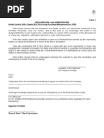 FEMA Declaration Format and Guidelines | PDF
