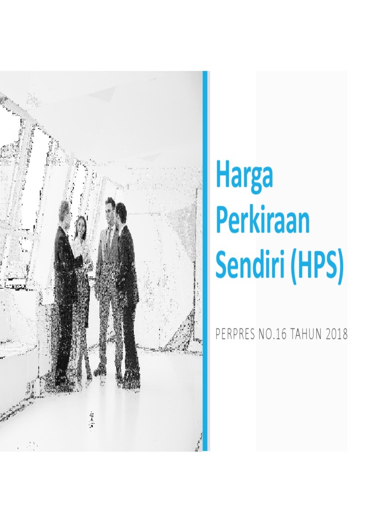 Presentasi Harga Perkiraan Sendiri (HPS) | PDF