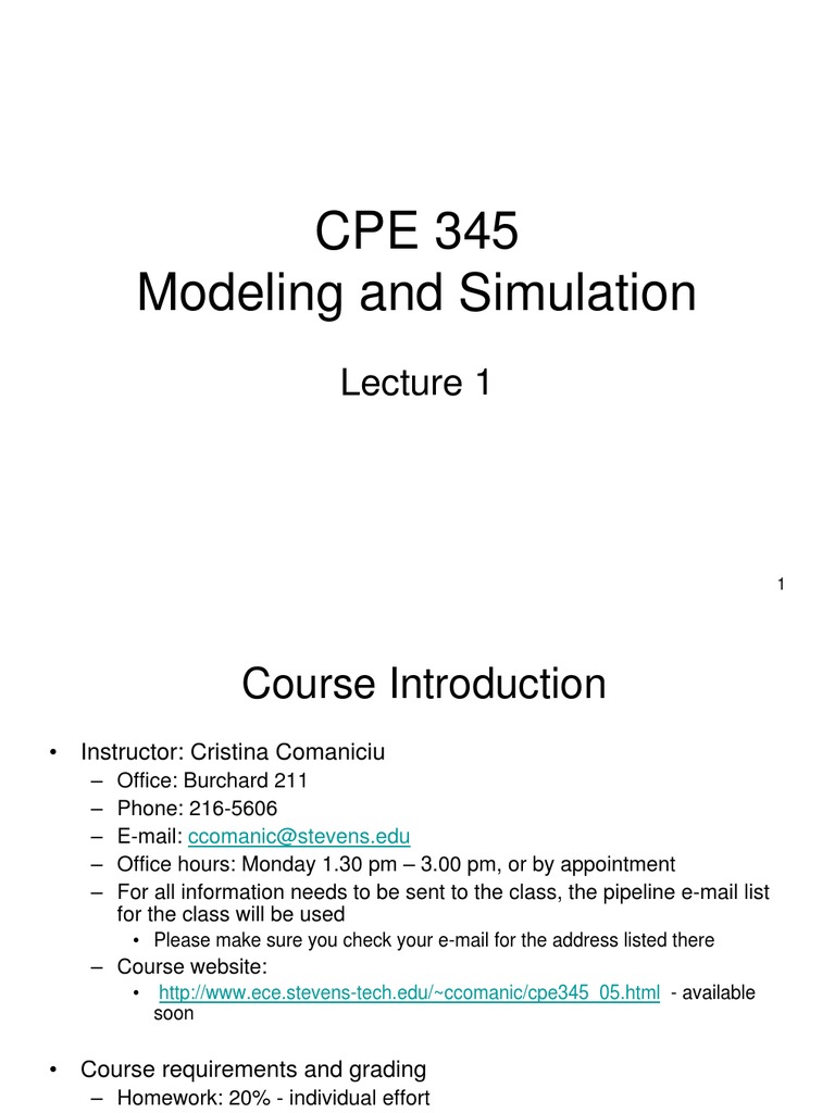 Simulation and Modelling Systems | Download Free PDF | Mathematical ...