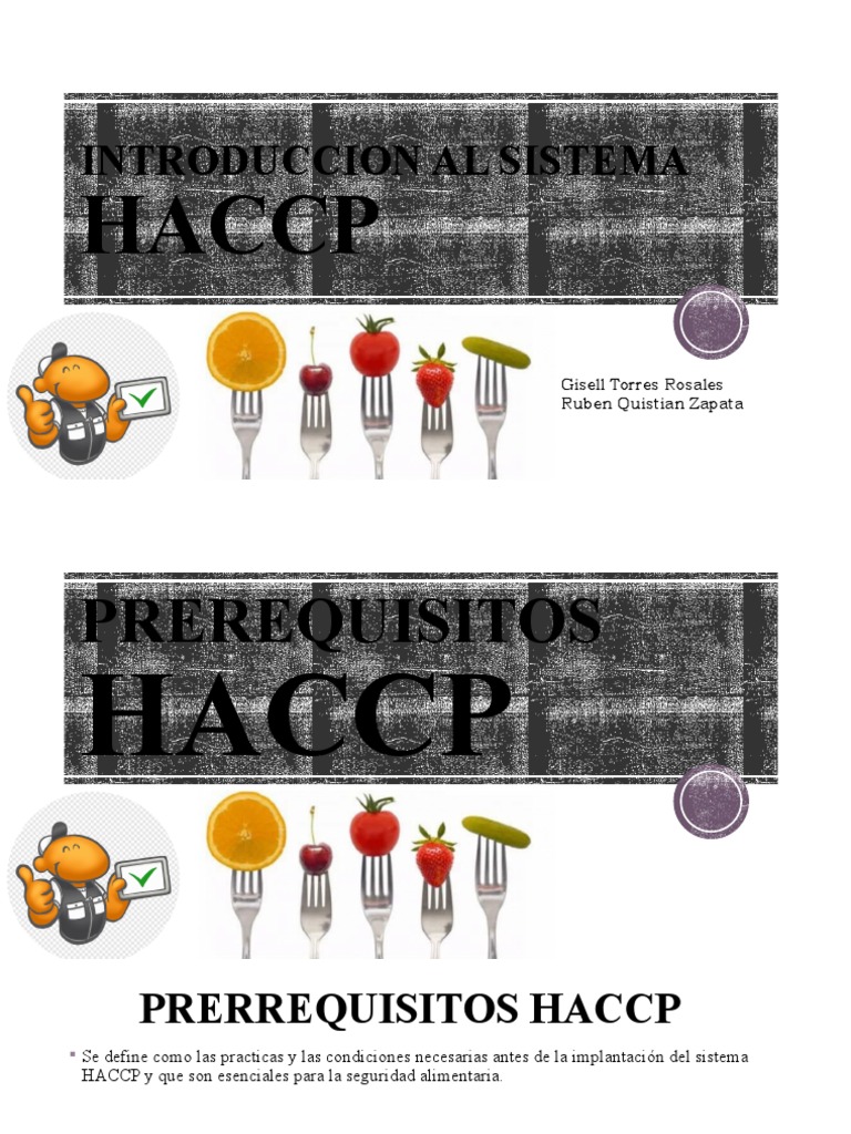 Introduccion Al Sistema HACCP | PDF | Análisis de Riesgo y Puntos Críticos de Control | Naturaleza