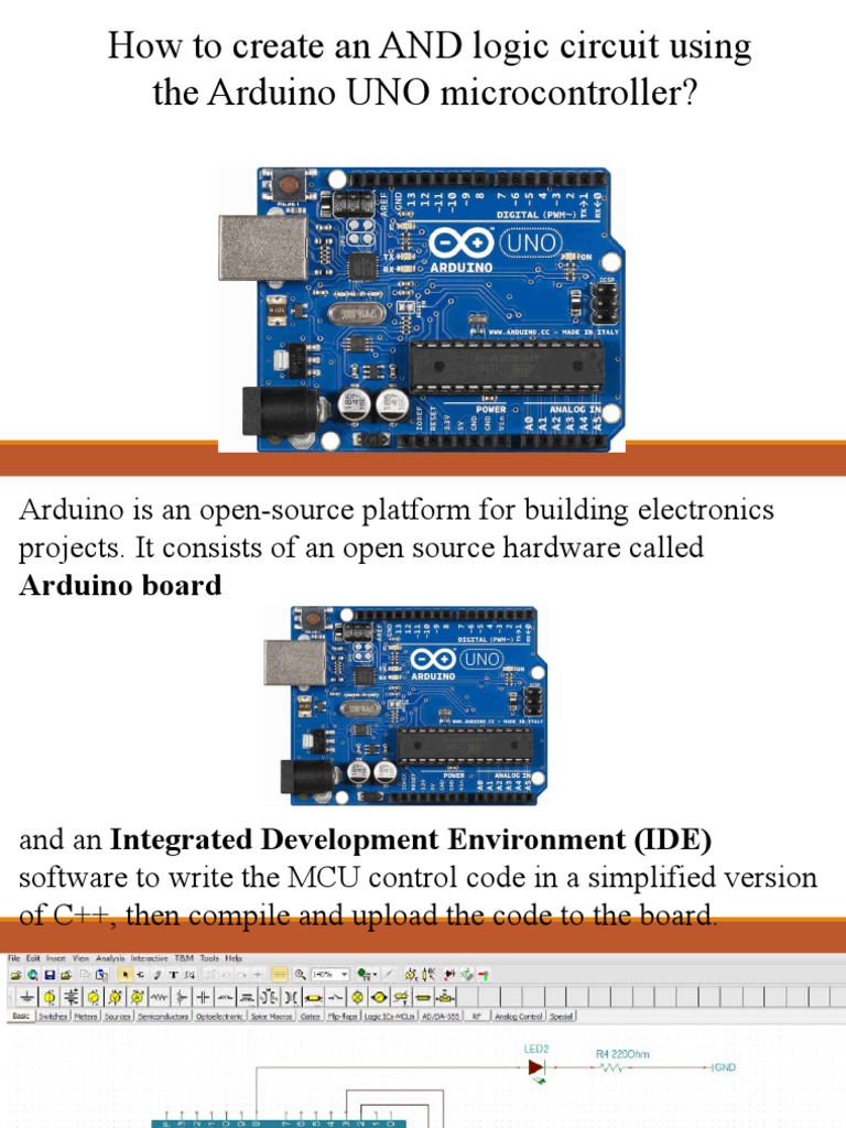 How To Create An And Logic Circuit Using The Arduino Uno