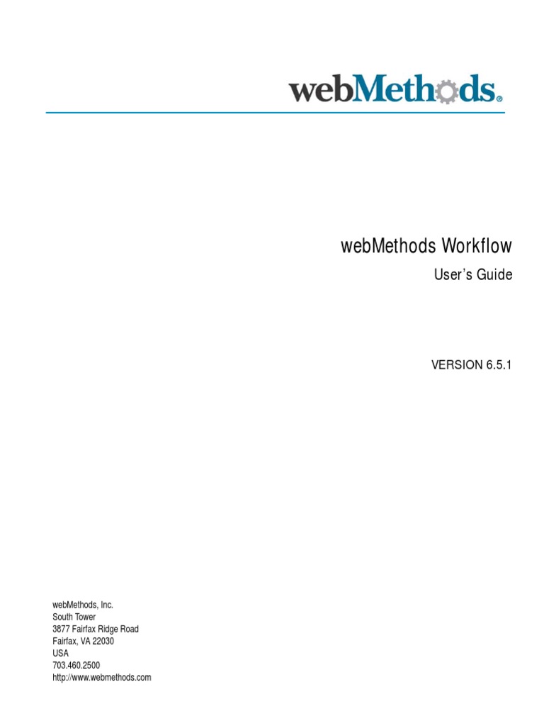 WebMethods Workflow User's Guide - Software AG Documentation | PDF | World Wide Web | Internet & Web