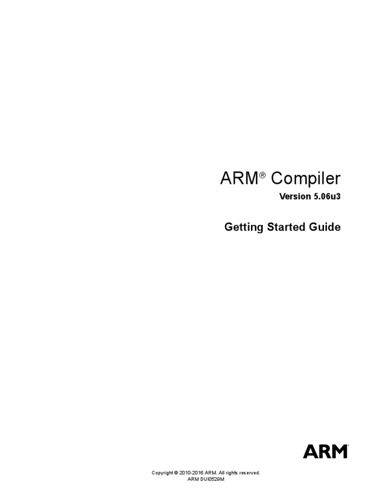 Dui0529m Getting Started Guide Pdf 64 Bit Computing Arm Architecture