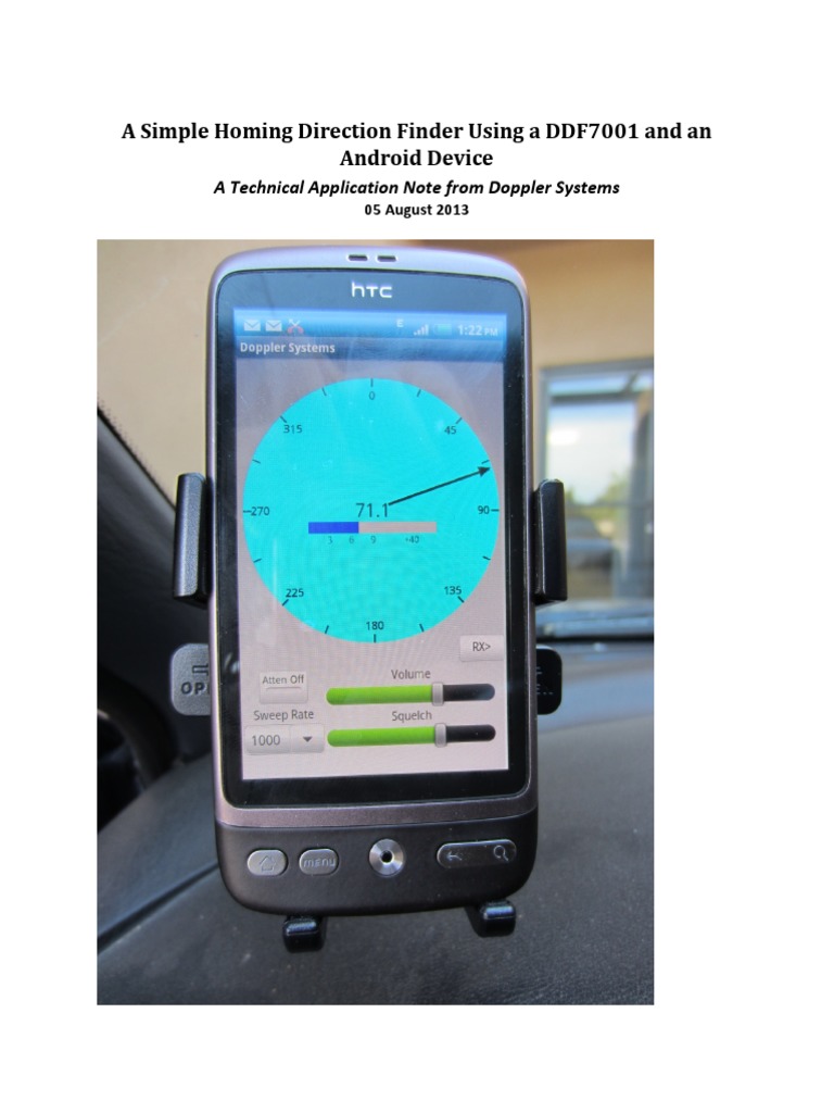 A Simple Homing Direction Finder Using A DDF7001 and An Android Device ...