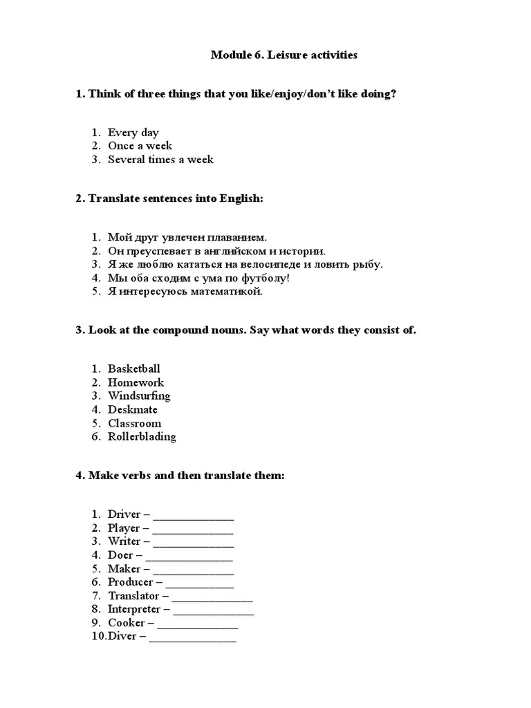 Module 6 Test | PDF | Morphology | Grammar