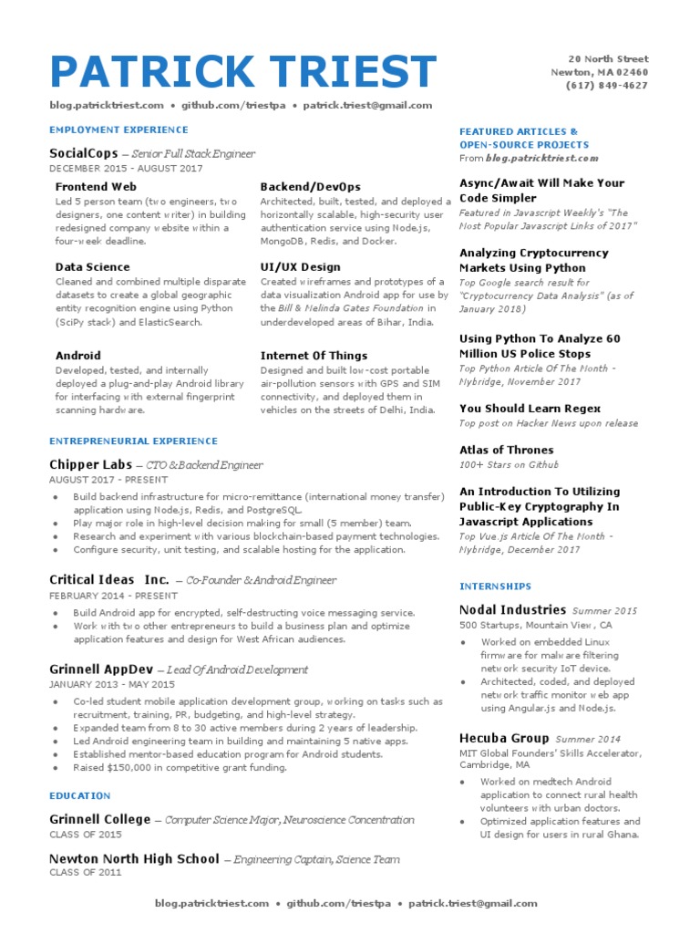 Patrick Triest: Socialcops | PDF | Android (Operating System) | Mobile App