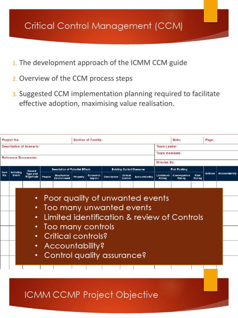 Critical Control Guide for ICMM Members | PDF | Risk | Risk Management