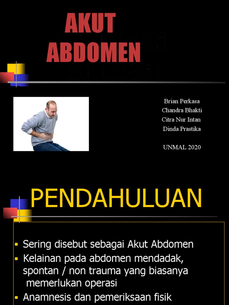 Akut Abdomen | PDF | Digestive Diseases | Medical Specialties