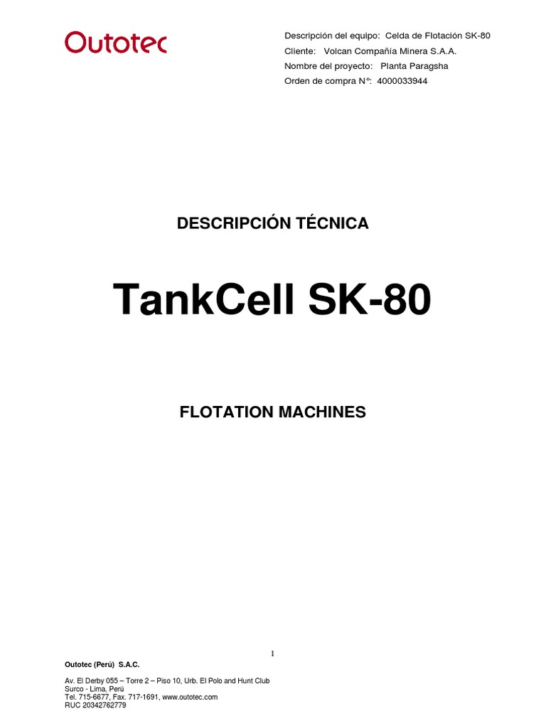 Manual SK-80 | PDF | Bienes manufacturados | Ingeniería mecánica