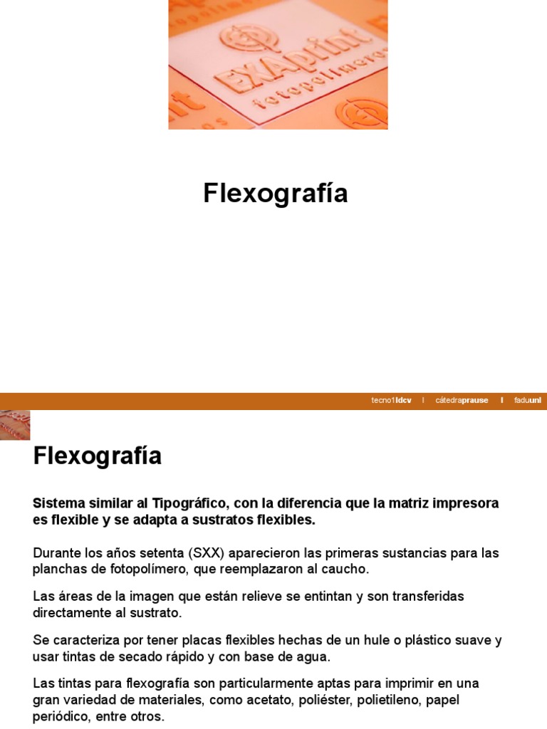 Flexografia Pdf Procesos De Negocio Diseño Gráfico
