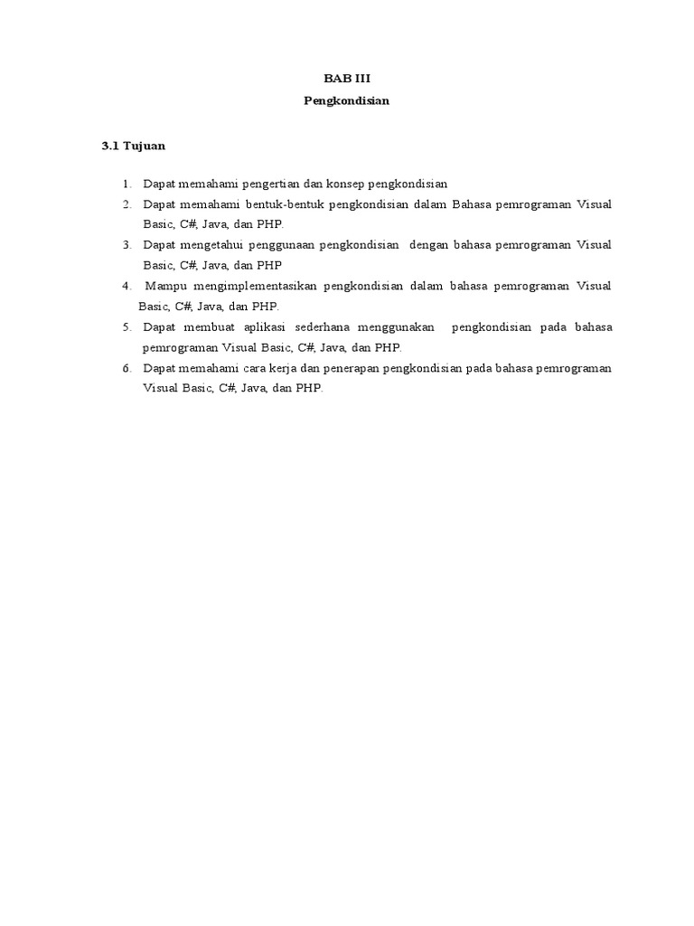 Laporan Praktikum Dasar Komputer Dan Pemrograman Bab 3 | PDF