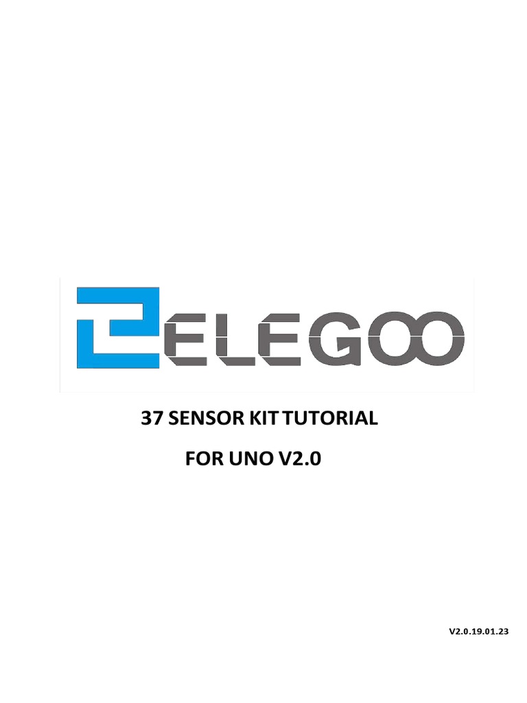 37 Sensor Kit Tutorial For Uno and Mega v2.0.0.19.09.17 | PDF ...