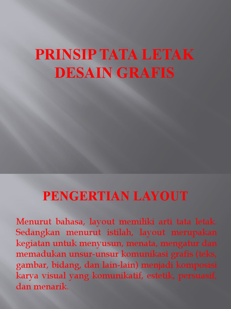 Prinsip Tata Letak Desain Grafis | PDF