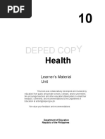 Grade 10 LM HEALTH 10 - Quarter 3 | PDF | Non Communicable Disease ...