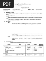 Unit Learning Plan 8 | PDF