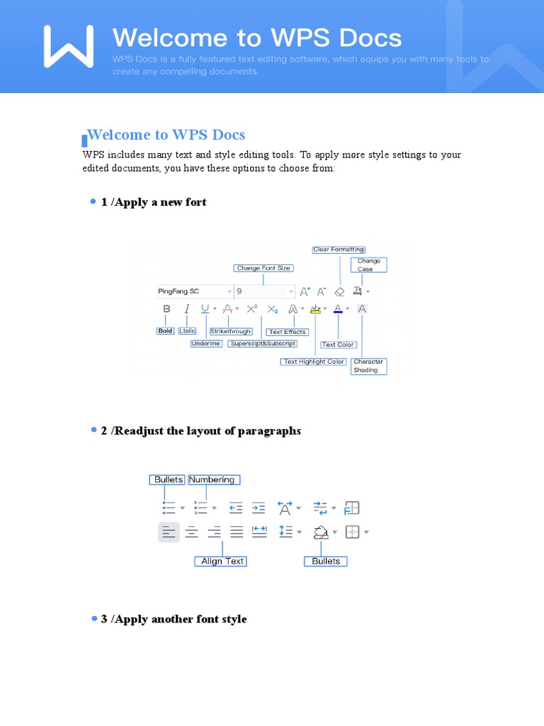 You Can Use WPS Document To Write Papers and Reports | PDF | Written ...