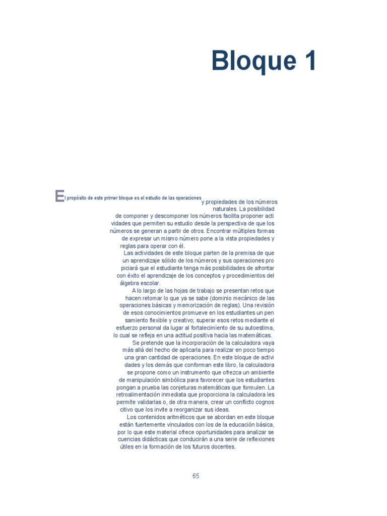 Hoja de Trabajo Del Bloque 1 y 2 | PDF | Sustracción | Números