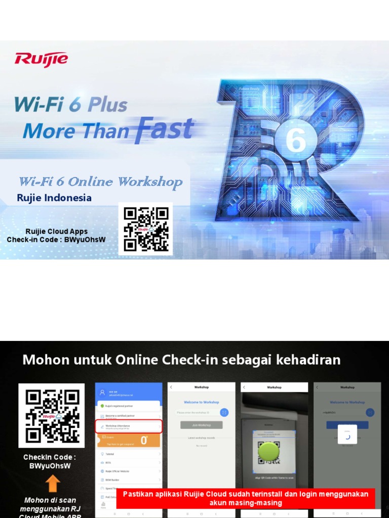 Ruijie Indonesia Online Workshop WiFi6 18 June 2020 | PDF
