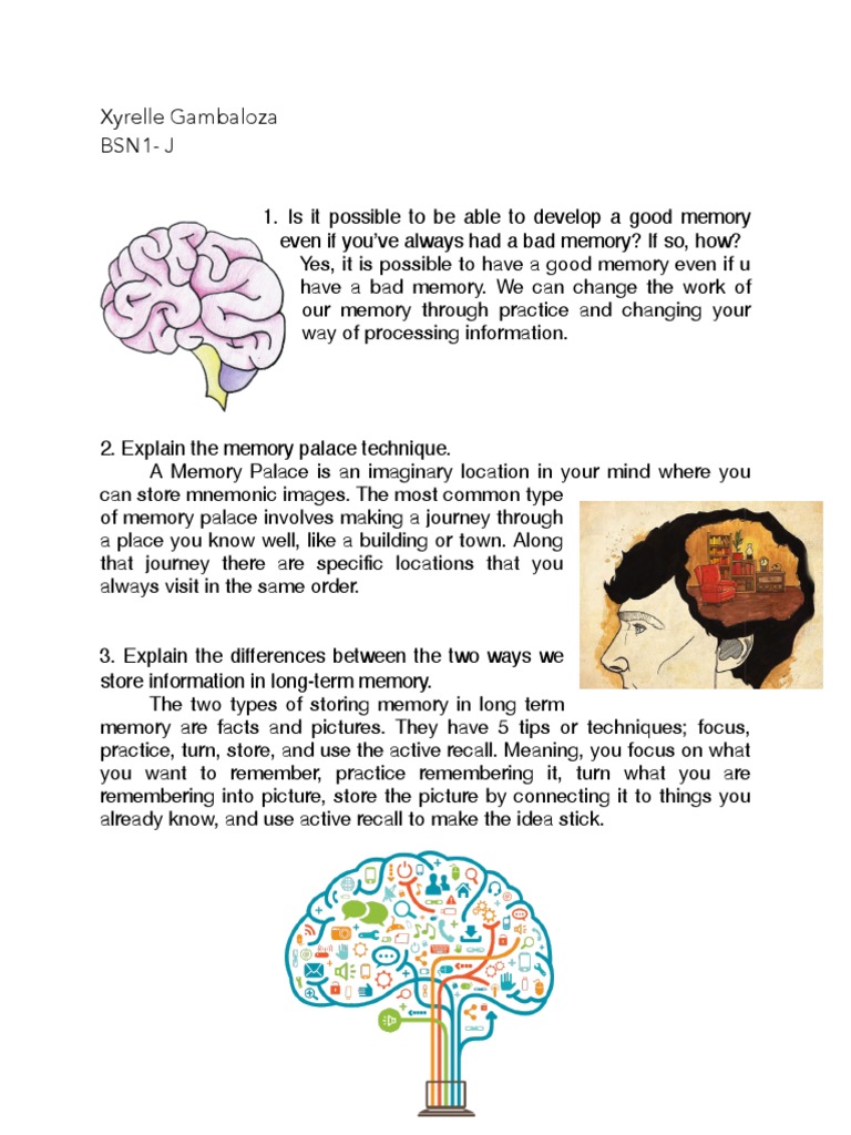 Developing a Strong Memory Through Practice: Techniques for Improving ...