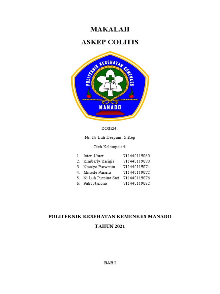 Makalah Askep Colitis KMB | PDF