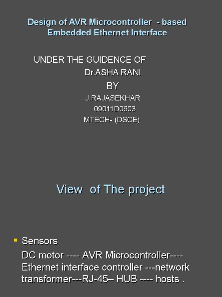 Design of AVR - Based Embedded Ethernet Interface | PDF | Business | Internet Protocols