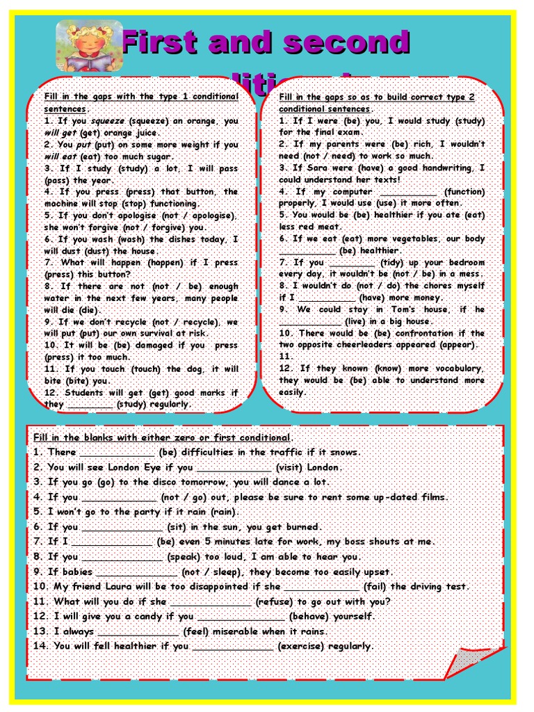 First and Second Conditionals 10144 | PDF