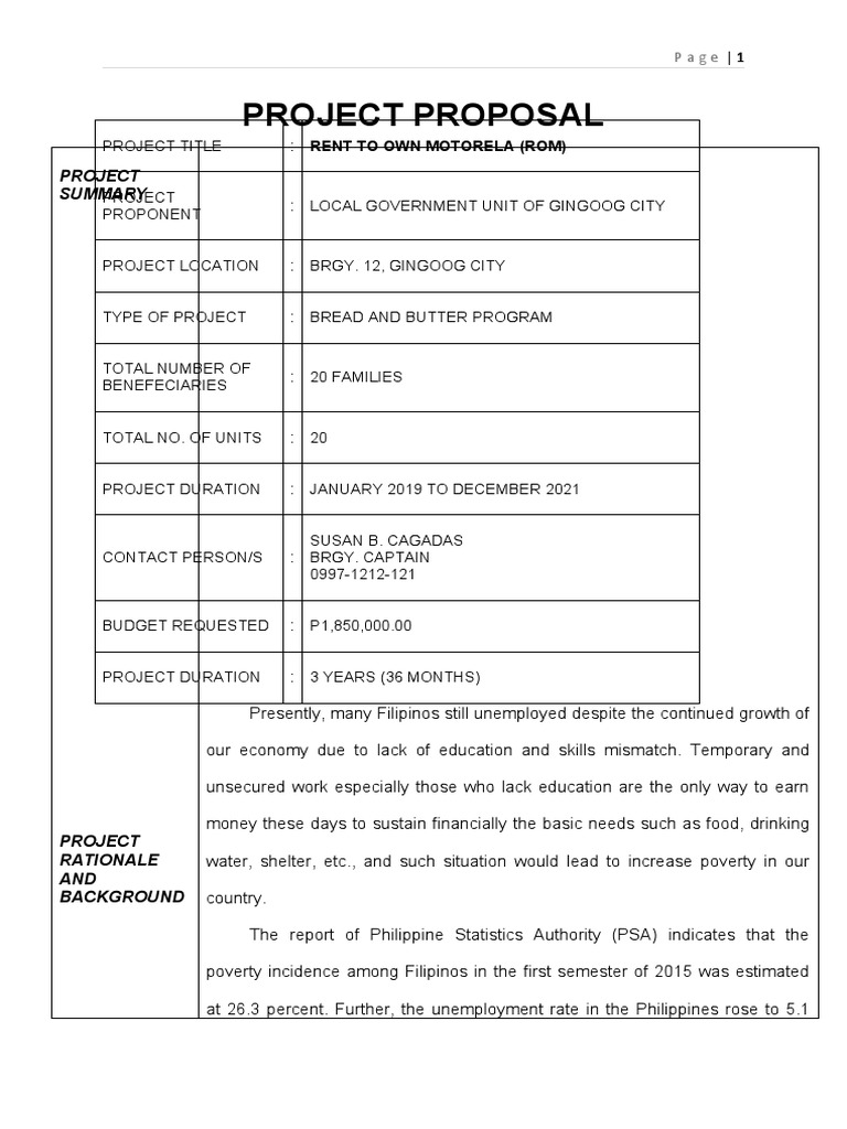 Project Proposal | PDF | Poverty | Poverty & Homelessness