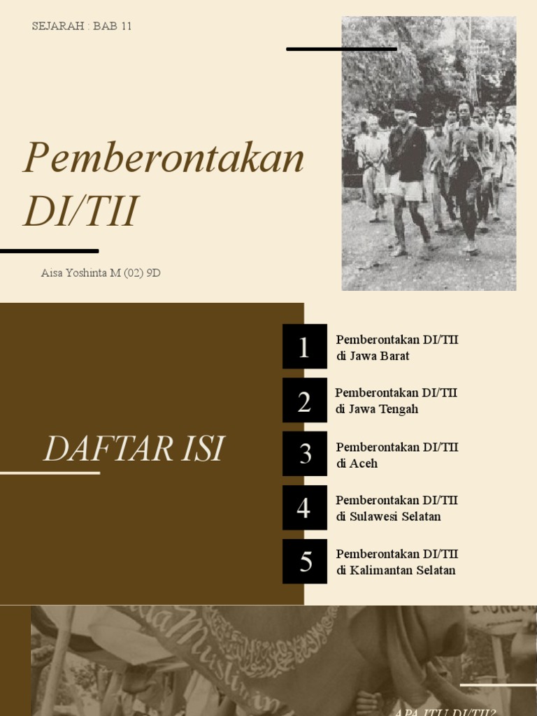 Pemberontakan DI/TII di Indonesia 1948-1965 | PDF