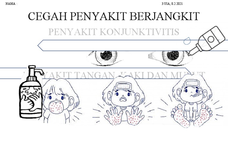 Poster Penyakit Konjunktivitis Dan HFM Disease | PDF