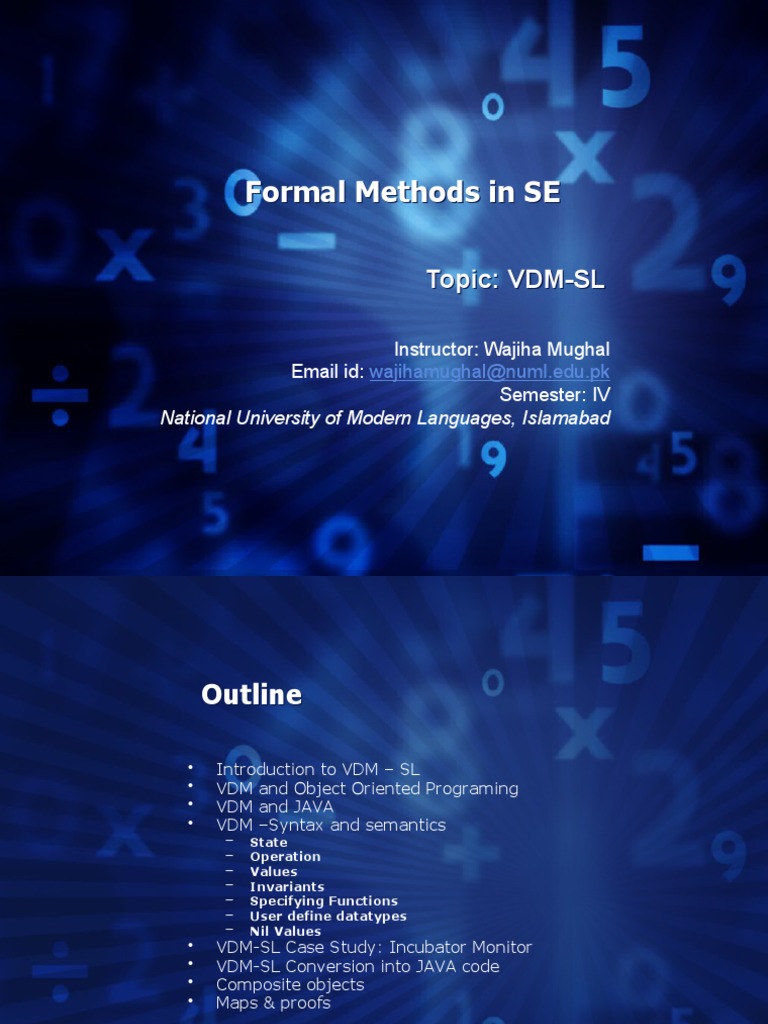 VDM-SL Formal Methods Guide | PDF | Theoretical Computer Science | Software Development