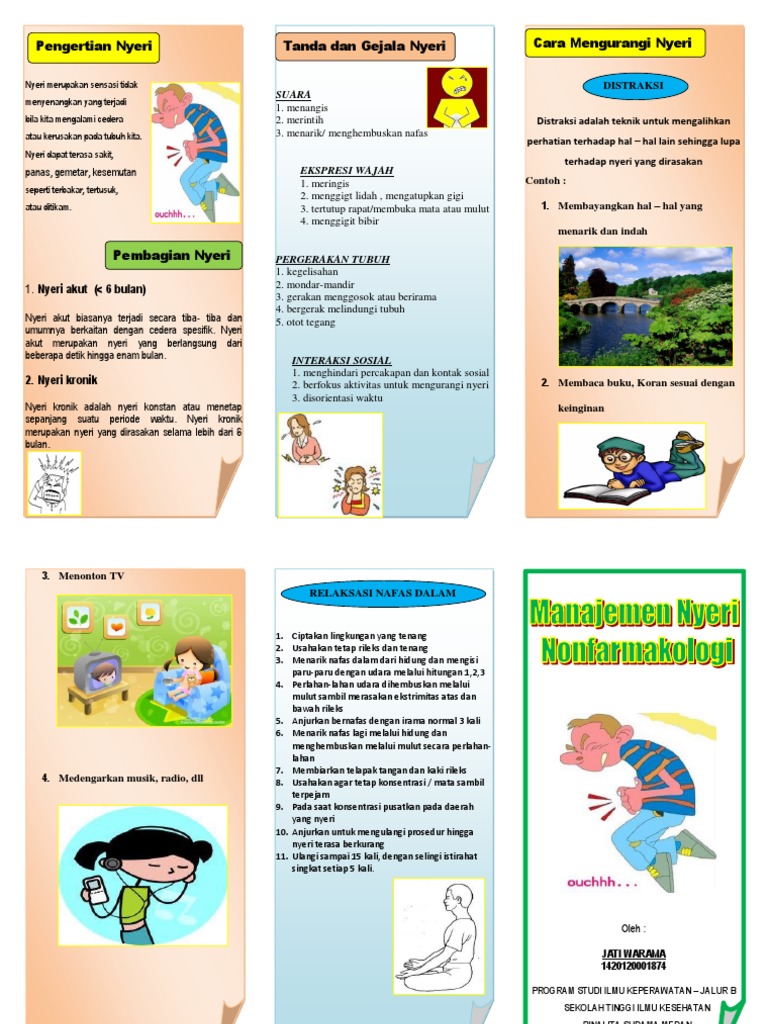 Leaflet Manajemen Nyeri Nonfarmakologi | PDF