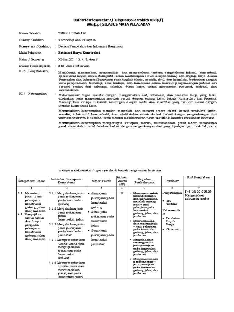 C3 - Estimasi Biaya Konstruksi | PDF