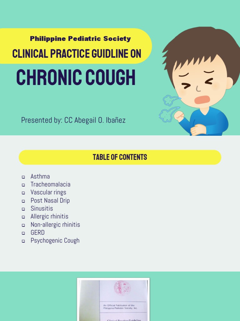 CPG On Chronic Cough | PDF | Asthma | Gastroesophageal Reflux Disease