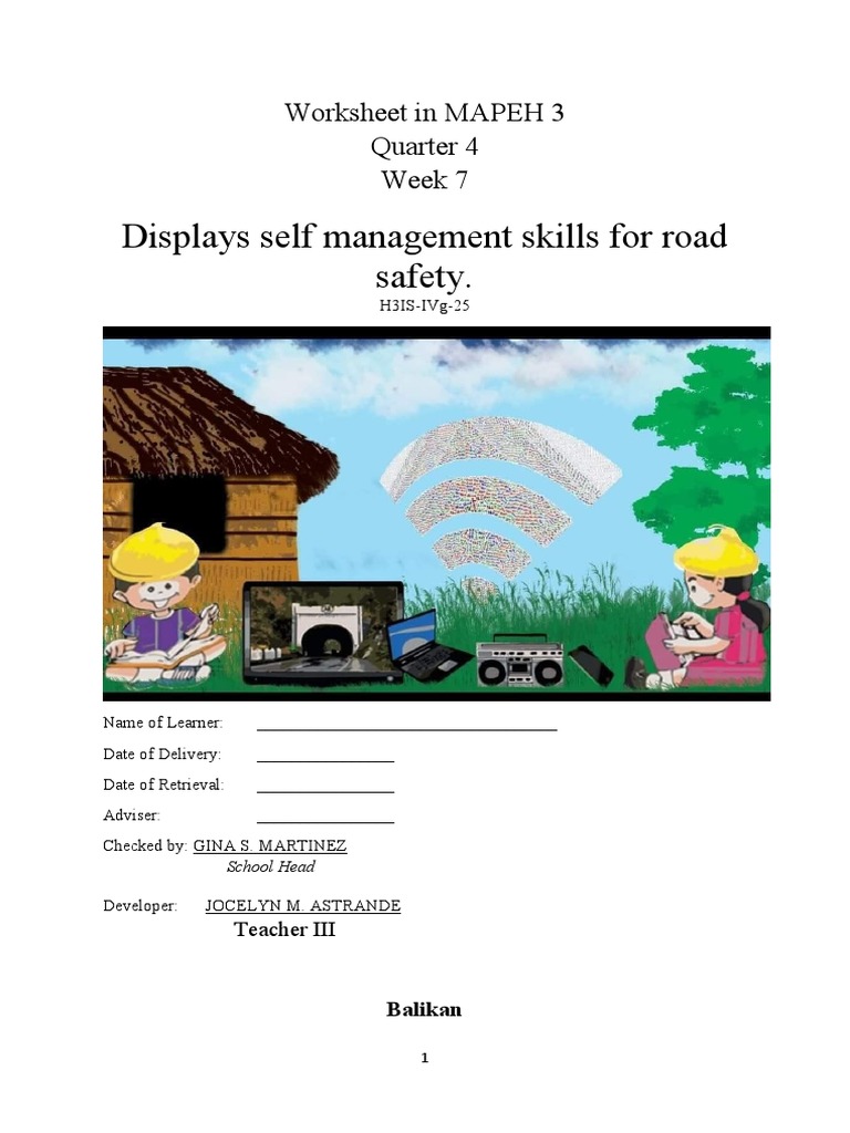 Worksheet in MAPEH 3 Josie 2021 4th Quarter | PDF