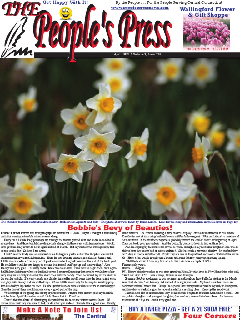The People's Press April 2009 | PDF | Battle Of Gettysburg | Business