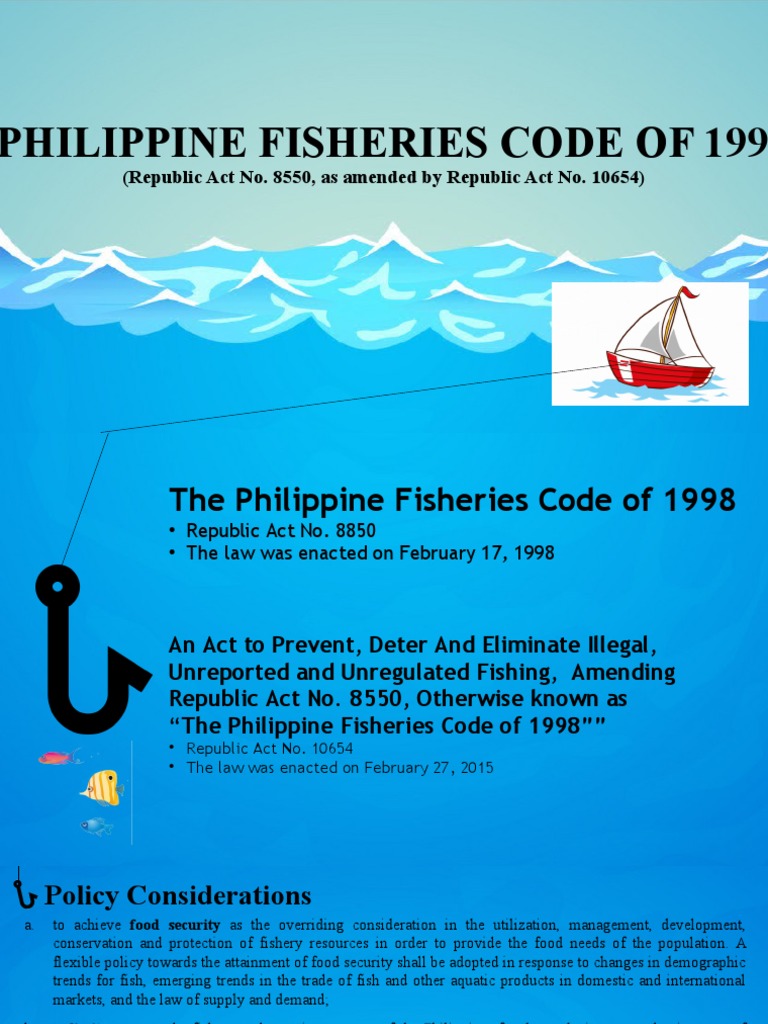 Fisheries Code Presentation | PDF | Territorial Waters | Exclusive ...