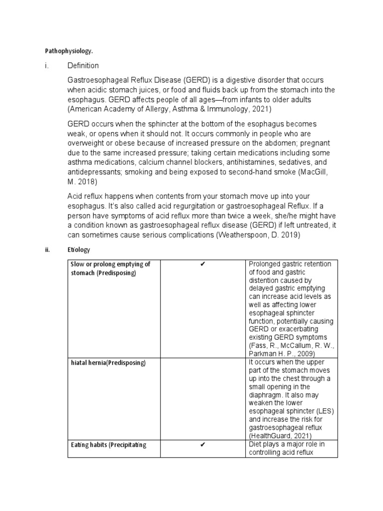 A Comprehensive Overview of Gastroesophageal Reflux Disease: Definition ...