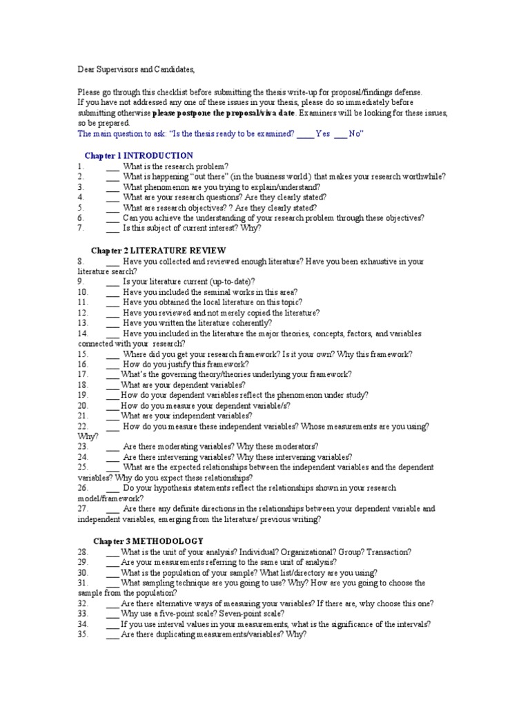 Structure of A Good Research Project | Download Free PDF | Thesis ...