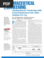 Lyophilization Process | PDF