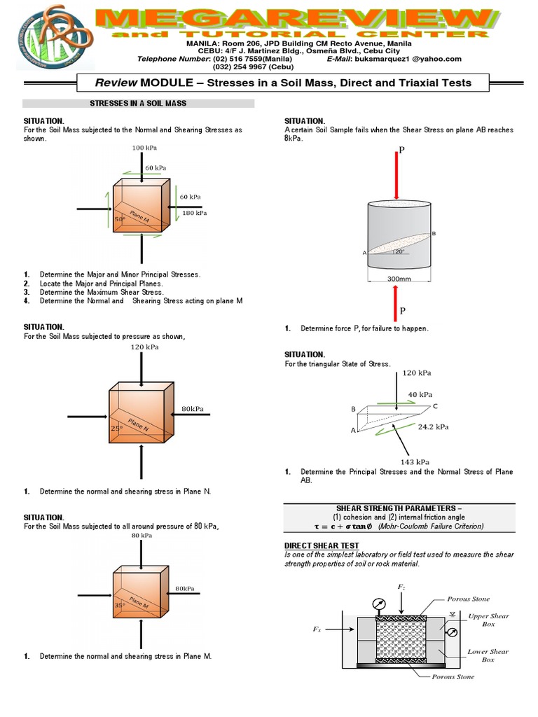 Review-Module 24 Geotech5 | PDF | Applied And Interdisciplinary Physics ...