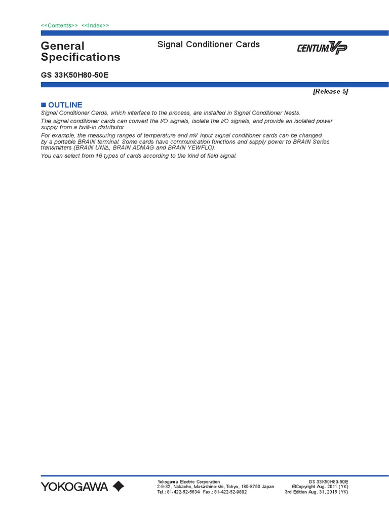 2-Wire Transmitter Input Card-Signal Conditioner Card | PDF | Power ...