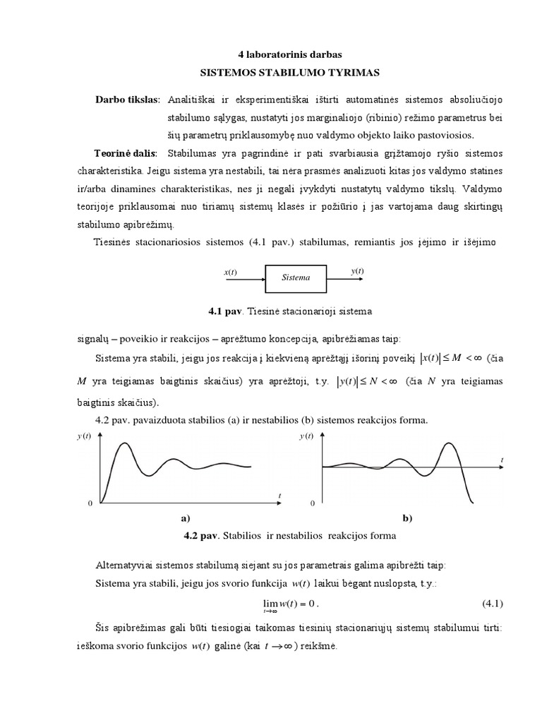 4 Laboratorinis Darbas | PDF
